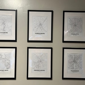 Custom City Map, Any Town, Any City, Custom Area Map, Custom Map Print ...