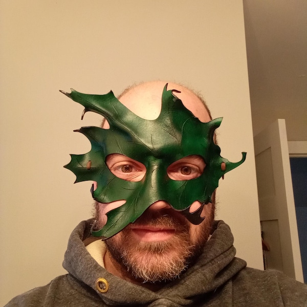 Leather Skull Half Mask PDF Template - Digital Leather Pattern - Skull ...