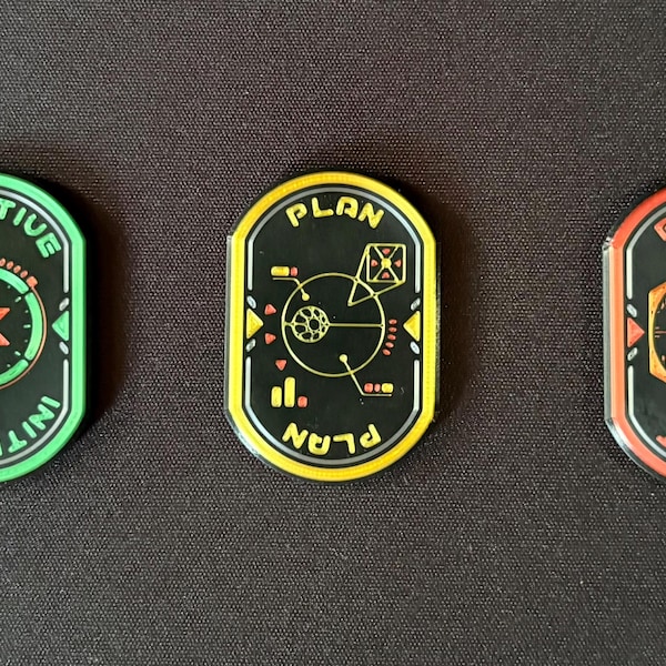 Game Damage Counter Lorcana Tokens Custom Ink Color Double Sided 1 or 3 ...