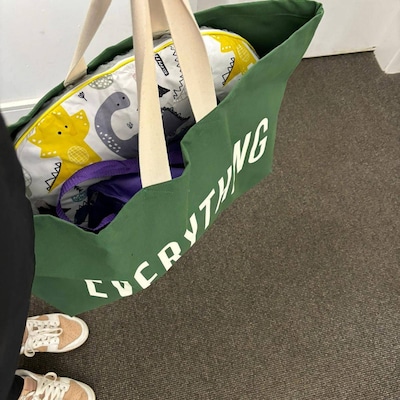 Everything Really Big Bag Weekender Bag Giant Grocery Bag Maxi Tote Bag ...