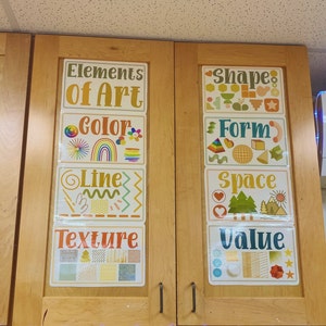 Art Classroom Supply Labels, Art Closet Organization Labels, Classroom ...