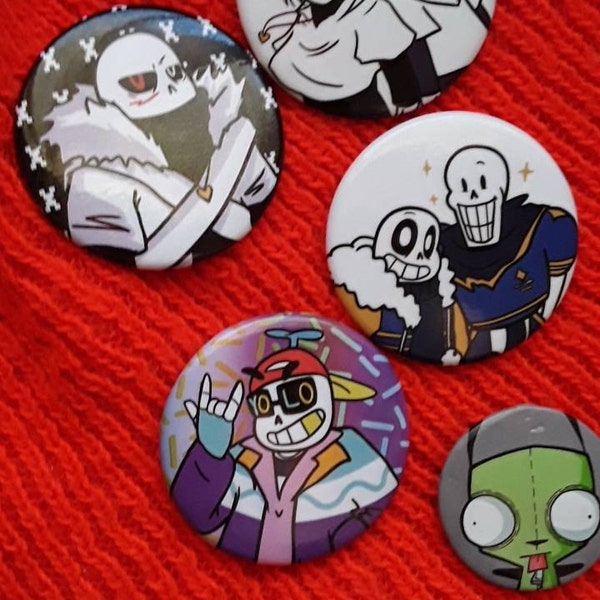Undertale AU - Singular Button (one Button) - Etsy
