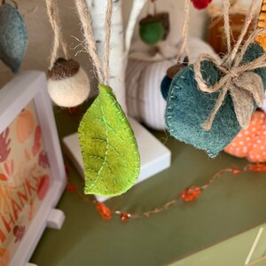 Felt Gingerbread Man Ornament, Peppermint Gingerbread Man, Christmas ...