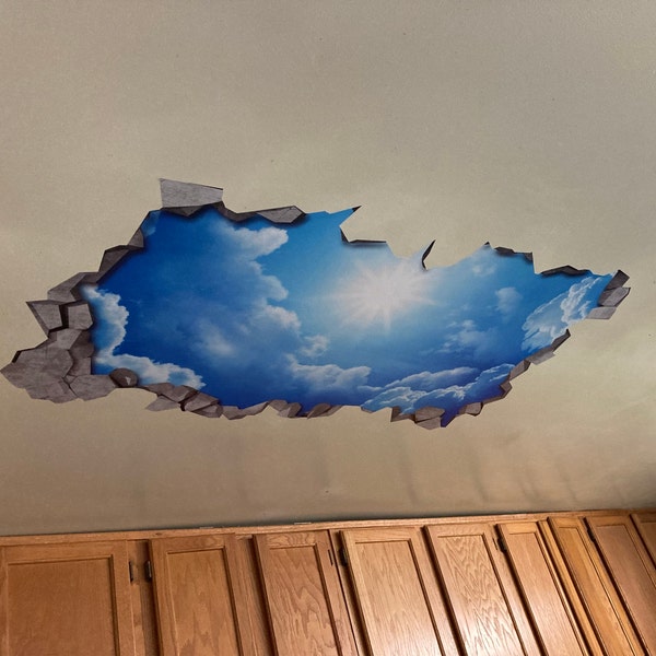 Ceiling - Ceiling Decal - Ceiling Decor - Ceiling Decoration - Ceiling ...