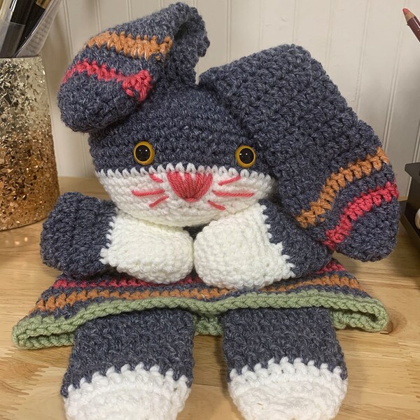 Duo Deal: Bunny Ragdoll and Baby Bunny Mini Ragdoll Crochet Amigurumi ...