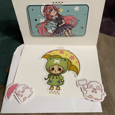 Mascot Chibi Vinyl Stickers clear - Etsy