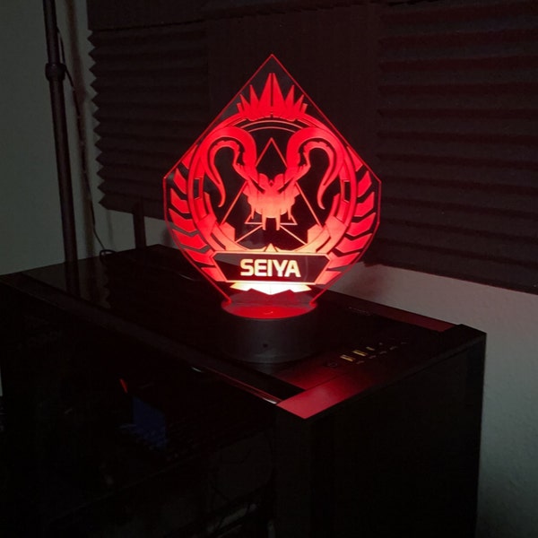 Personalized Predator Rank Insignia LED sign perfect as a gift for your ...