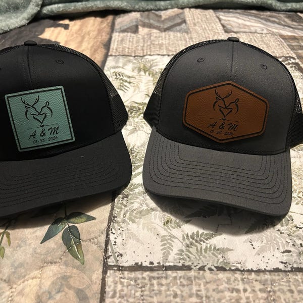 Custom Name Hat | Richardson 112 | Wedding Hats | Custom Hat for Groom ...