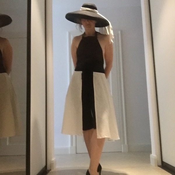 Grace Kelly Black Dress/ Rear Window Dress/ Midi Evening Dress/ Vintage ...