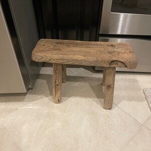 Miniature Milking Stools Antique Stools Rustic Stools Foot Stool Elm ...