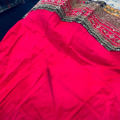 Designer Grey Georgette Lehenga Choli With Georgette Material and ...