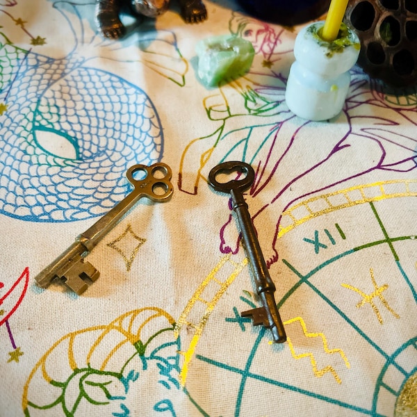 Real 1800s Skeleton Keys - Purchase for 1 Key - Authentic Barrel Keys ...