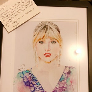Taylor Swift Watercolor Print You Need to Calm Down - Etsy