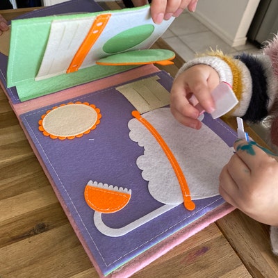 Handmade Quiet Book Baby Shark and Other Nursery Rhymes - Etsy