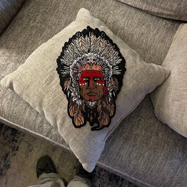 NATIVE INDIAN Large Back Patch for Jacket - Etsy