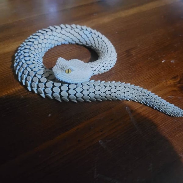 Snake Figure | Toy Animal | Articulated Model Viper | Large - Etsy