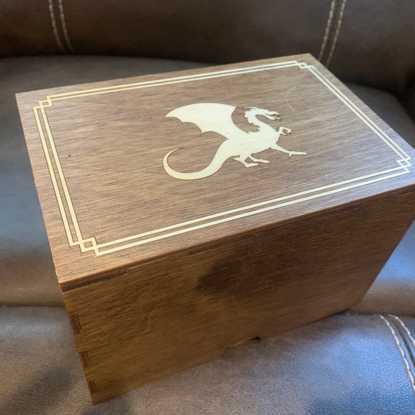 Magic Dragon 200 Card Deck and Dice Box - Etsy