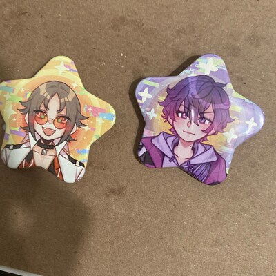 Nijisanji Vtuber Star Buttons - Etsy