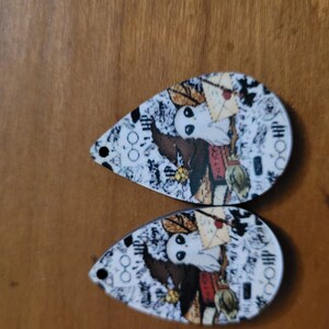 NMBC Teardrop Earring Sublimation Design PNG Download - Etsy