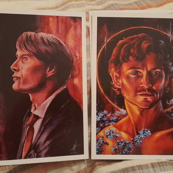 Hannibal & Will Printable PDF Coloring Pages - Etsy