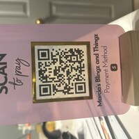 Mini QR Code Social Media Display Sign Facebook Instagram Business Sign ...