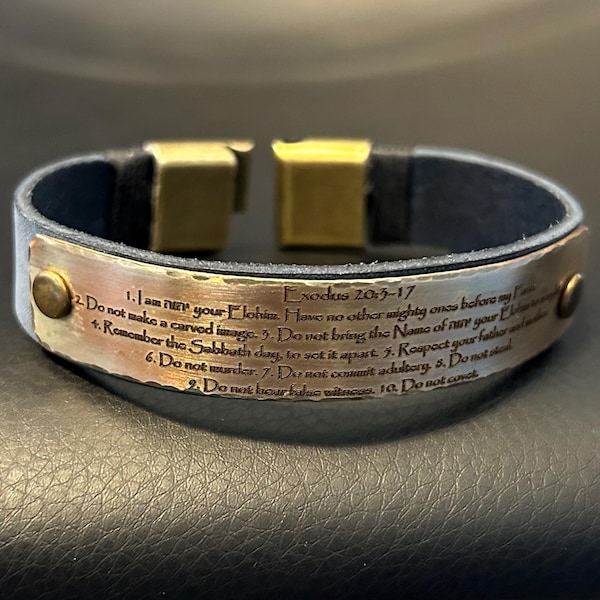 Custom Engraved Memorial Military Bracelet Military Black Stainless ...