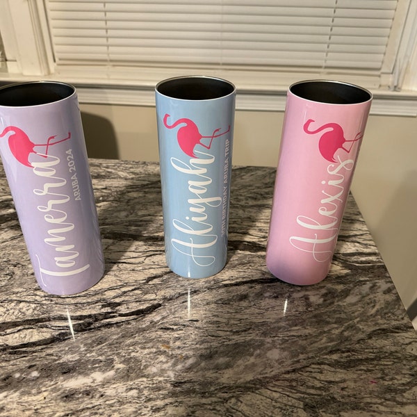 Custom Vacation Tumbler, Personalized Name Family Vacation Gift ...