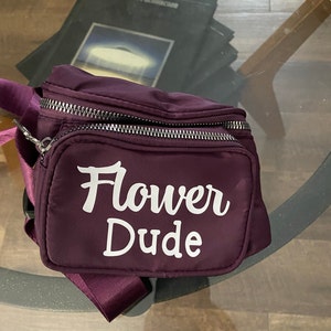 Flower Man Fanny Pack, Flower Dude Custom Fanny Packs, Flower Guy Waist ...