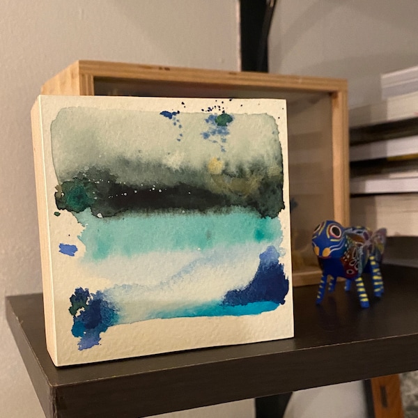 Abstract Landscape Print, Abstract Watercolor Print, Minimal Landscape ...