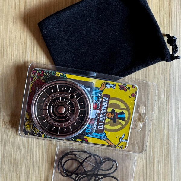 Tarot Wheel-unique Tarot Deck Coin, Fully Functional Spinning Tarot ...