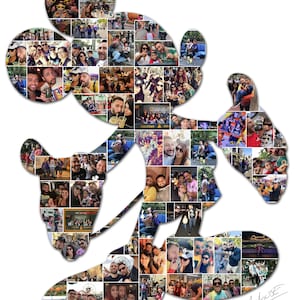 Disney World Skyline Photo Collage Wall Art Home Decor Digital ...