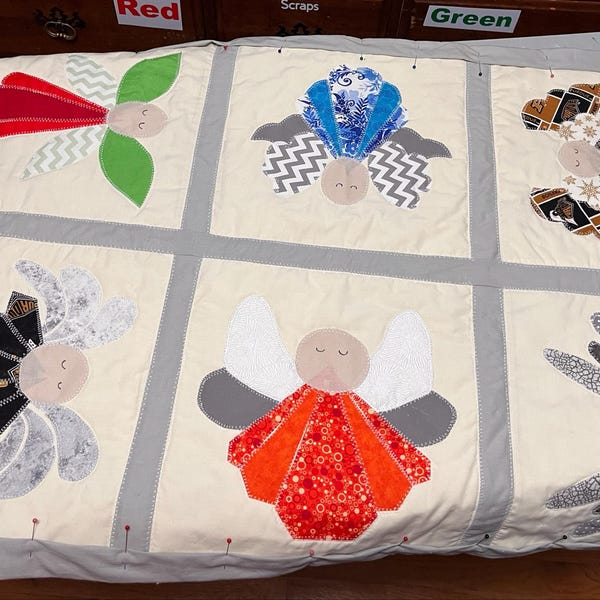 FCP-079 Dog Days, Schnauzer (digital Pattern) *a Fusible Applique Quilt ...