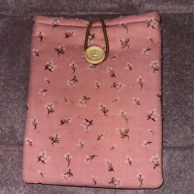 Flowers Kindle Sleeve, Pink Rose Kindle Pouch, Padded Kindle Cover ...