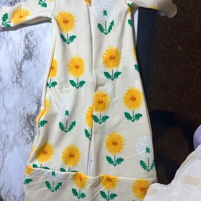 Baby Gown Sewing Pattern With Tutorial Layette Pattern Baby Grow ...