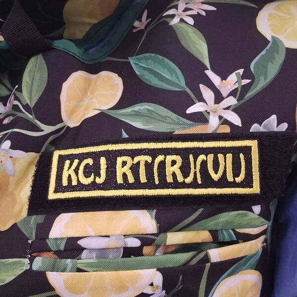 Angry Smiley Face Morale Patch Embroidered Patch With Hook and Loop ...