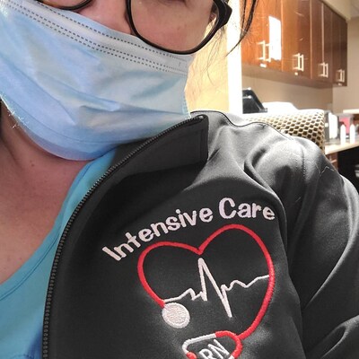 Nurse Jacket Critical Care Nurse Jacket RN Zip Sweatshirt Nurse Gifts ...