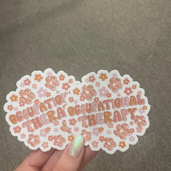 Groovy Occupational Therapy (OT) Vinyl Sticker - Etsy