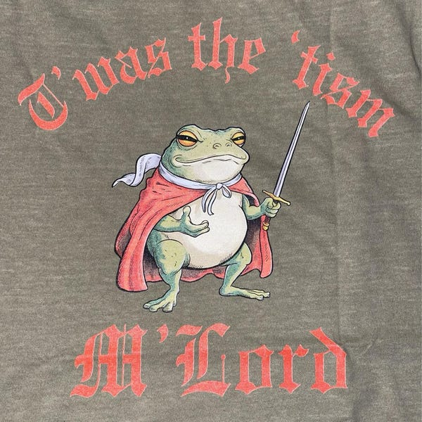 T'was the 'tism M'lord Shirt, Funny Autism Shirt, Autism Gift, Frog ...