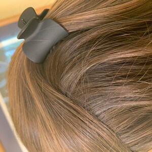 Small Matte Hair Claws Set of 3 Small Hair Clips Trendy Hair Claw Clip ...