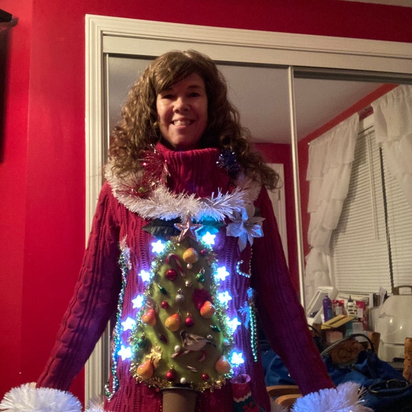 Made to Order Hilarious Partridge in a "pear" Tree Tacky Ugly Christmas ...