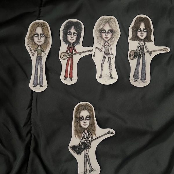 John Lennon Sticker - the Beatles - 60s 70s Pop Rock Music, Cartoon ...