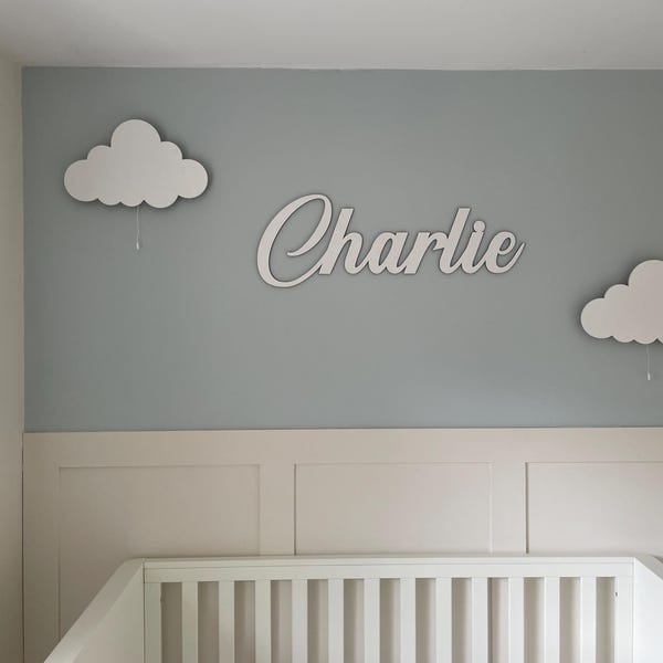 Set of 2 CLOUD WALL LIGHTS - Nursery Lighting - Baby Room Night Light ...