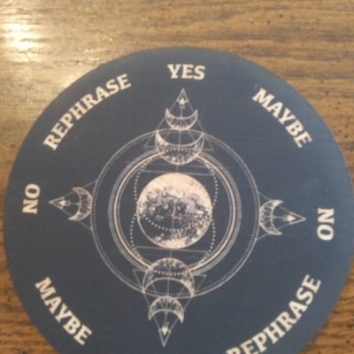 Triple Moon Pendulum Board Triple Moon Divination Board Altar ...