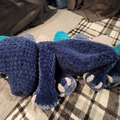 Sleepy Snuggle-saurus Rag Doll Crochet PATTERN / Rag Doll Pattern ...