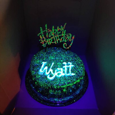 Lumo Glo Paint AND Airbrush Food Color GEL by Rolkem UV Glow in the ...