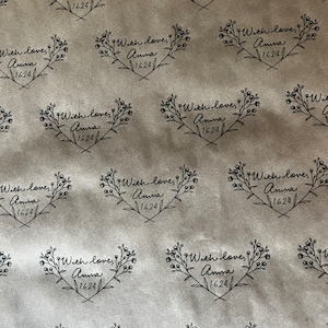 Baby in Bloom Fresh Flower Bouquet Wraps Brown Kraft Paper - Etsy