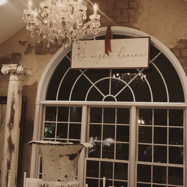 O Night Divine Sign | Framed Christmas Signs | Christmas Wall Decor ...