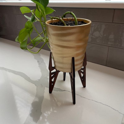Tiki Coaster Set of 4 Premium Solid Walnut Wood, A Unique Gift for a ...