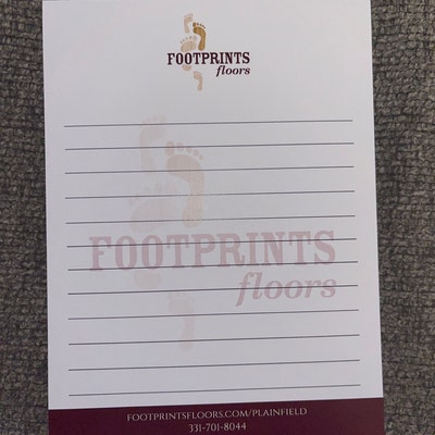 Custom Business Notepad Personalized Logo Notepad Add Logo Notepad ...