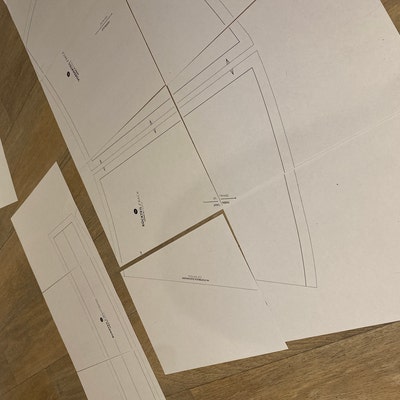 Triss Witcher Cosplay Costume Sewing Pattern/ Blueprint digital PDF ...